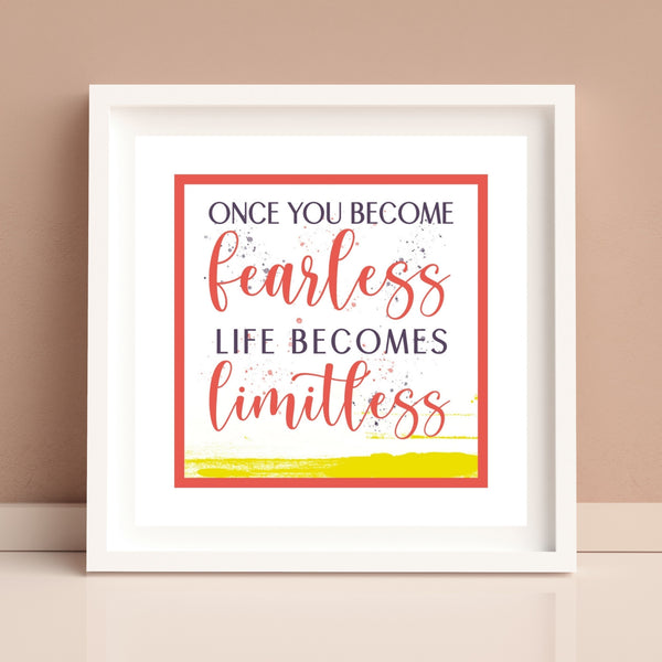Fearless & Limitless (Printable Art) - The Future You Project